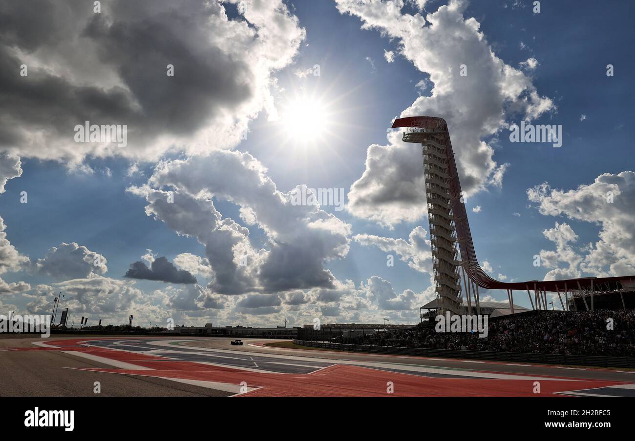 Scenic action. United States Grand Prix, Saturday 23rd October 2021 ...