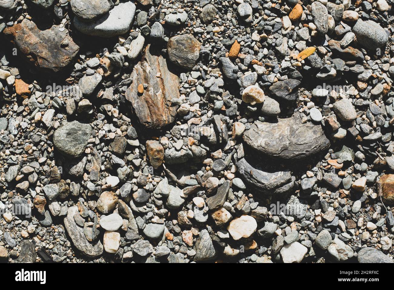 river rocks texture closeup, natural textured background Stock Photo ...