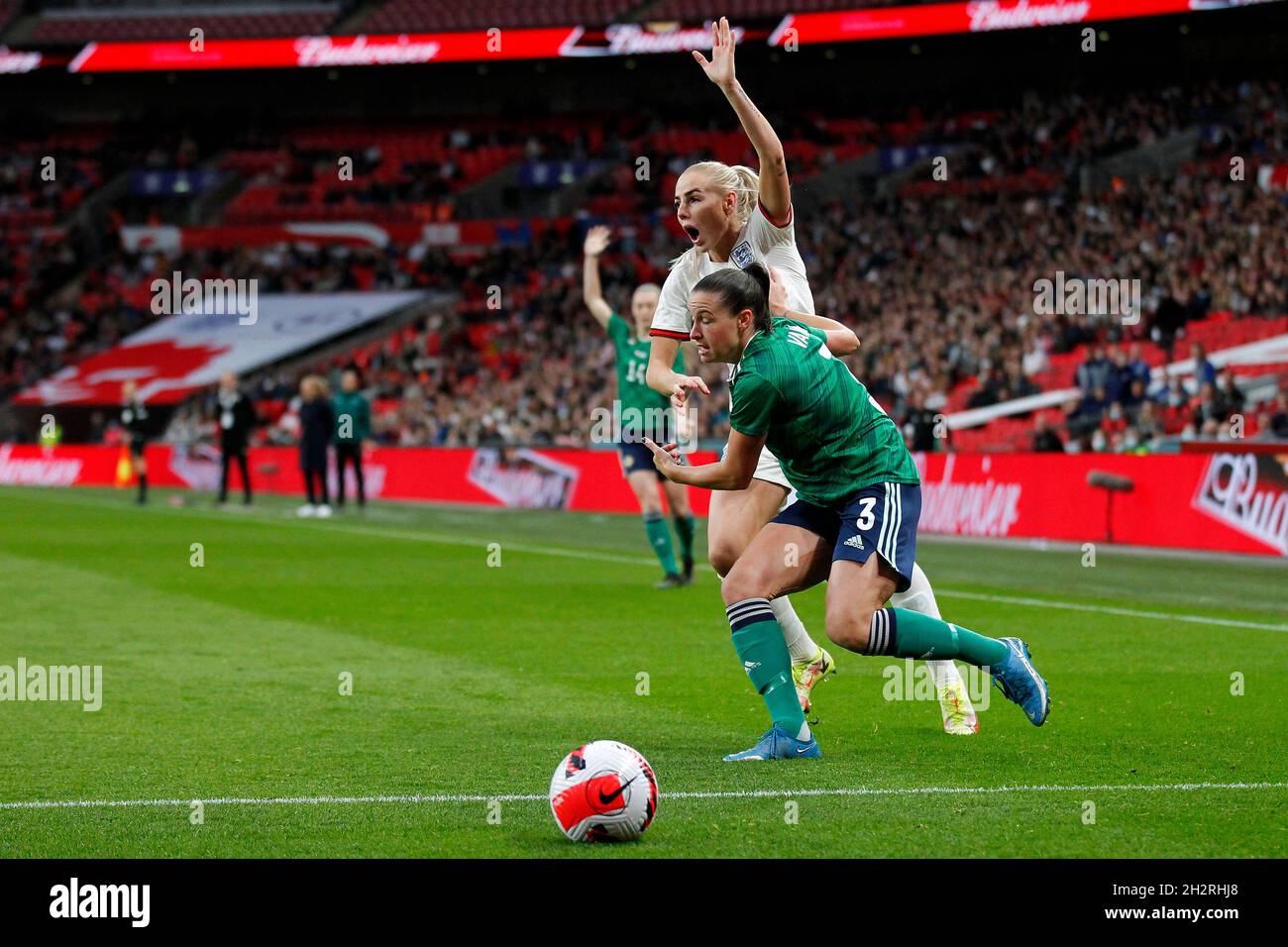 London, UK. 23rd Oct, 2021. Demi Vance of Northern Ireland Women and ...