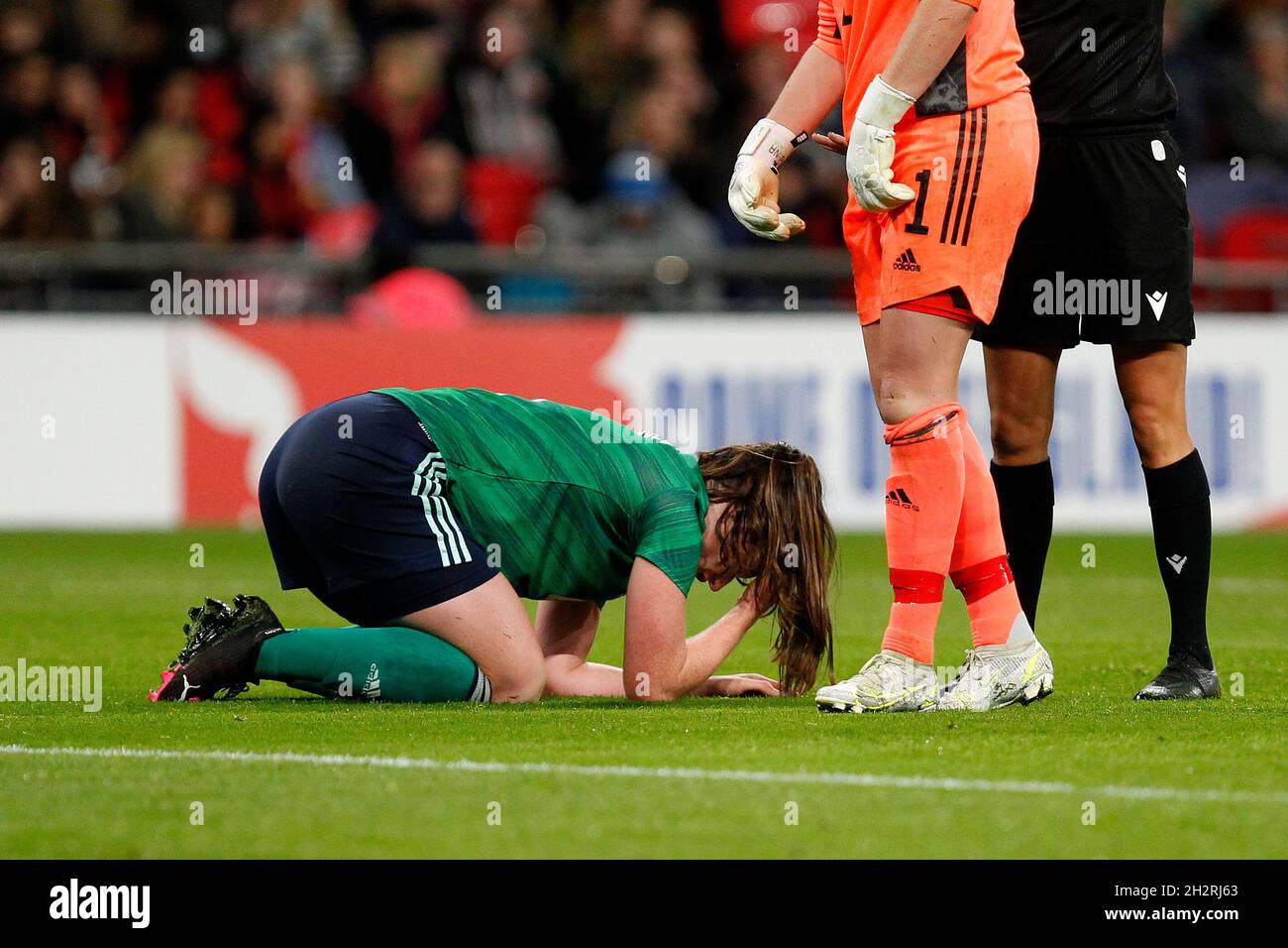 London, UK. 23rd Oct, 2021. Sarah McFadden of Northern Ireland Women ...