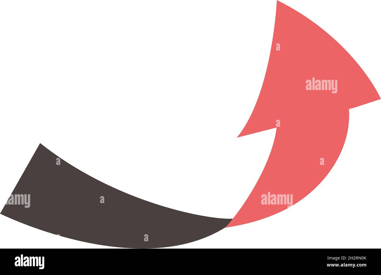 Connect on red arrow Stock Vector Images - Alamy