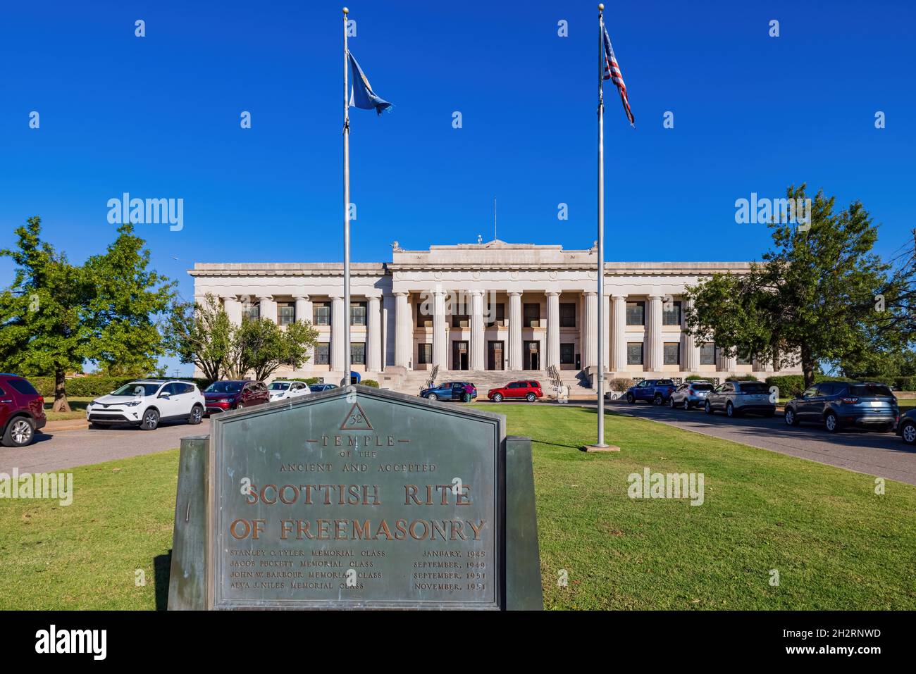 Guthrie scottish rite temple hi-res stock photography and images - Alamy