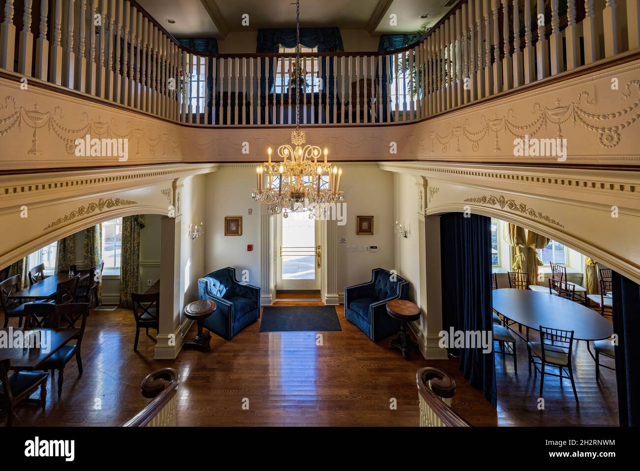 Oklahoma, OCT 20, 2021 - Interior view of the Dominion House Stock ...
