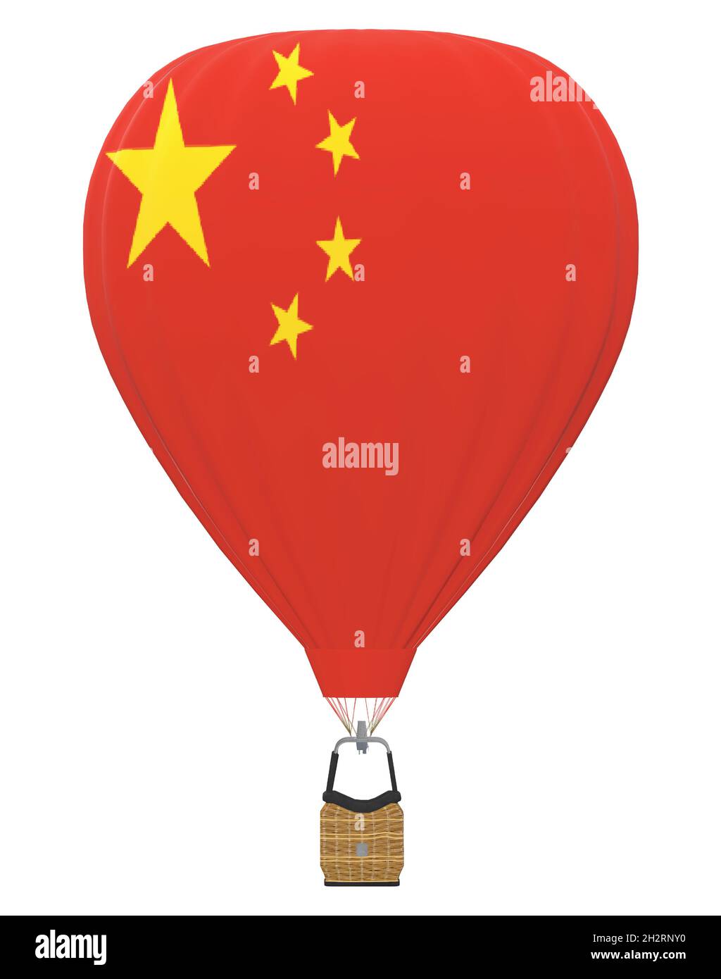 Hot Air Balloon with China Flag Stock Vector Image & Art - Alamy