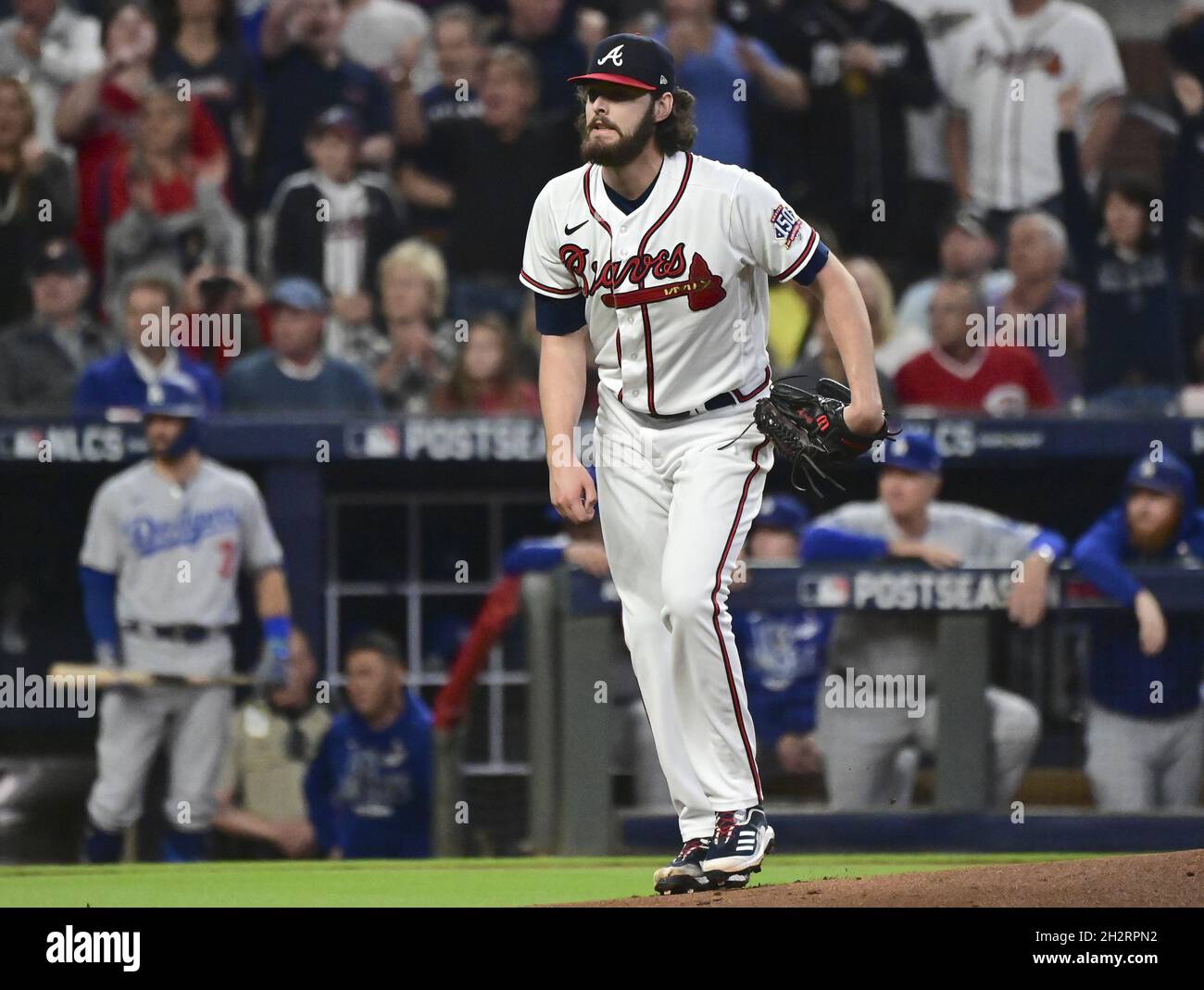 Atlanta, United States. 23rd Oct, 2021. Atlanta Braves starting pitcher ...