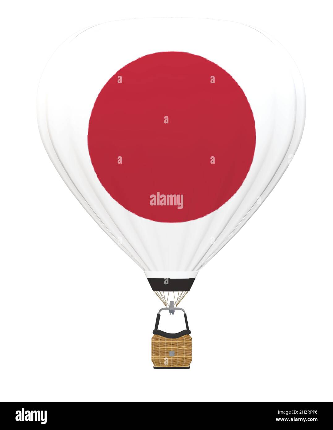 Hot Air Balloon with Japan Flag Stock Vector Image & Art - Alamy