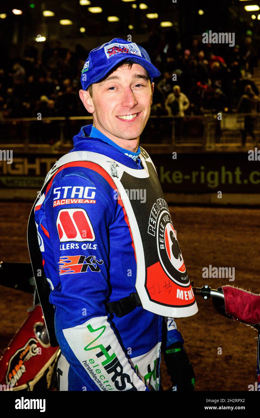 MANCHESTER, UK. OCT 23RD Josh Auty during the Peter Craven Memorial ...