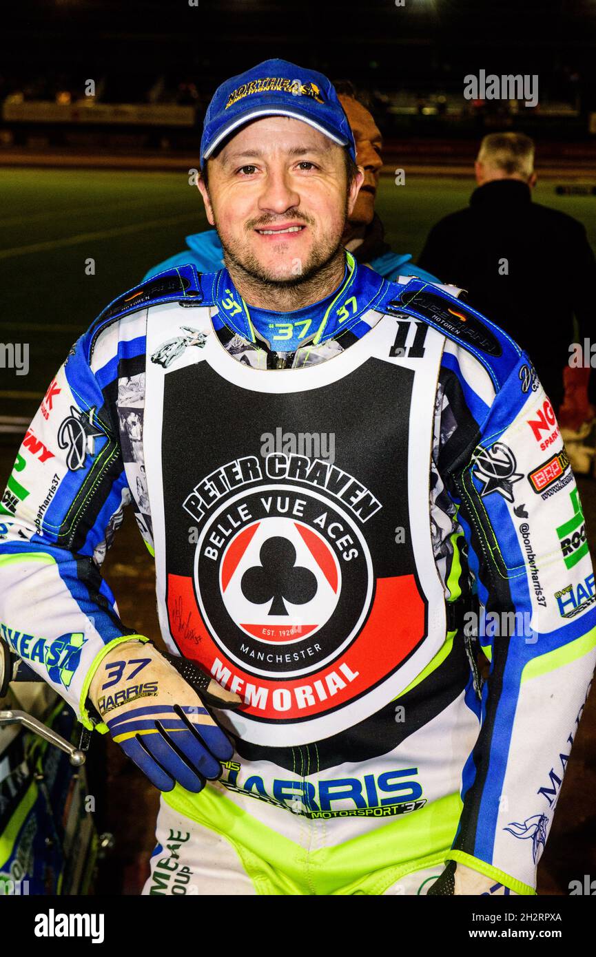 MANCHESTER, UK. OCT 23RD Chris Harris during the Peter Craven Memorial ...