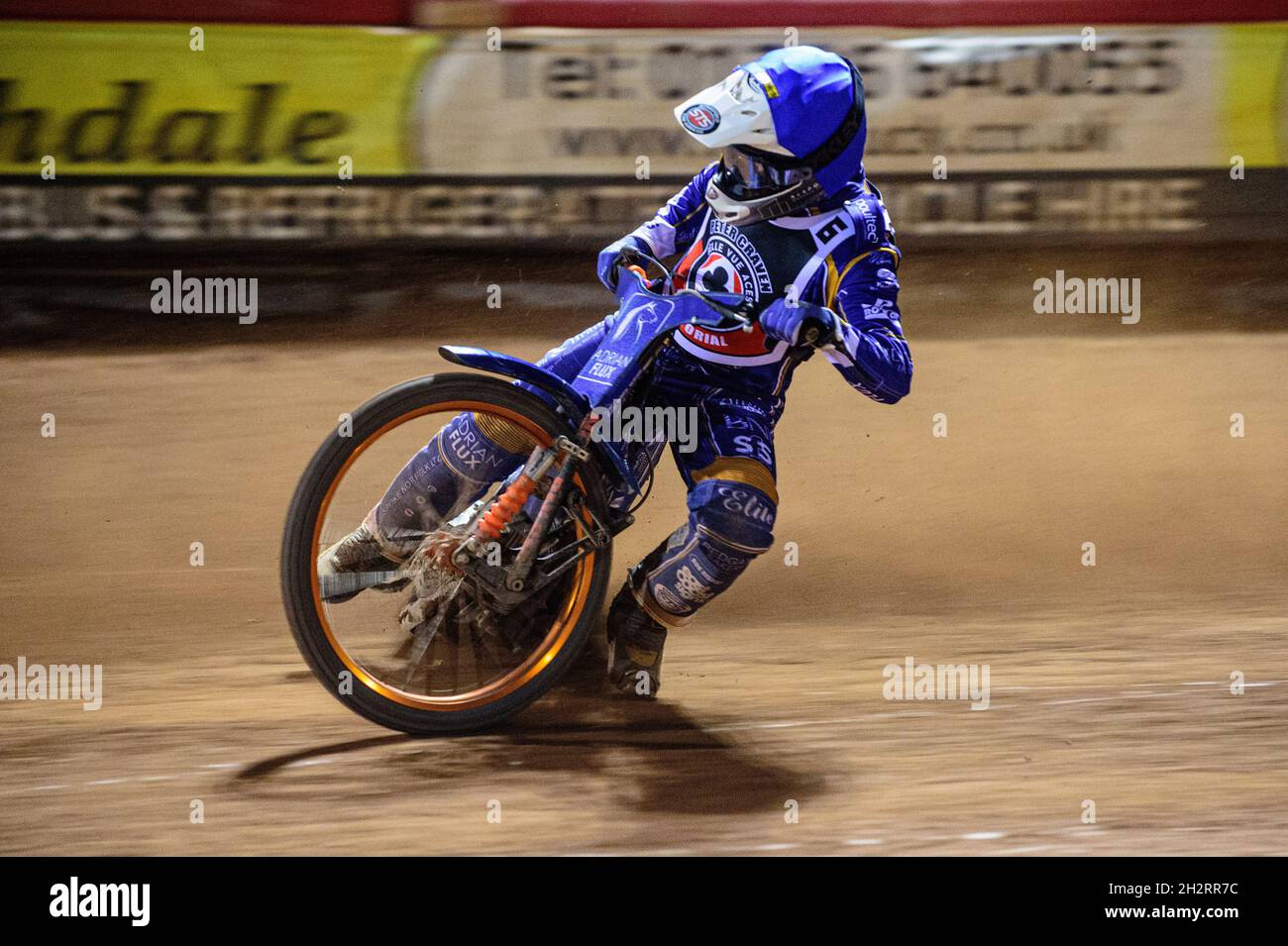 MANCHESTER, UK. OCT 23RD Lewis Kerr in action during the Peter Craven ...