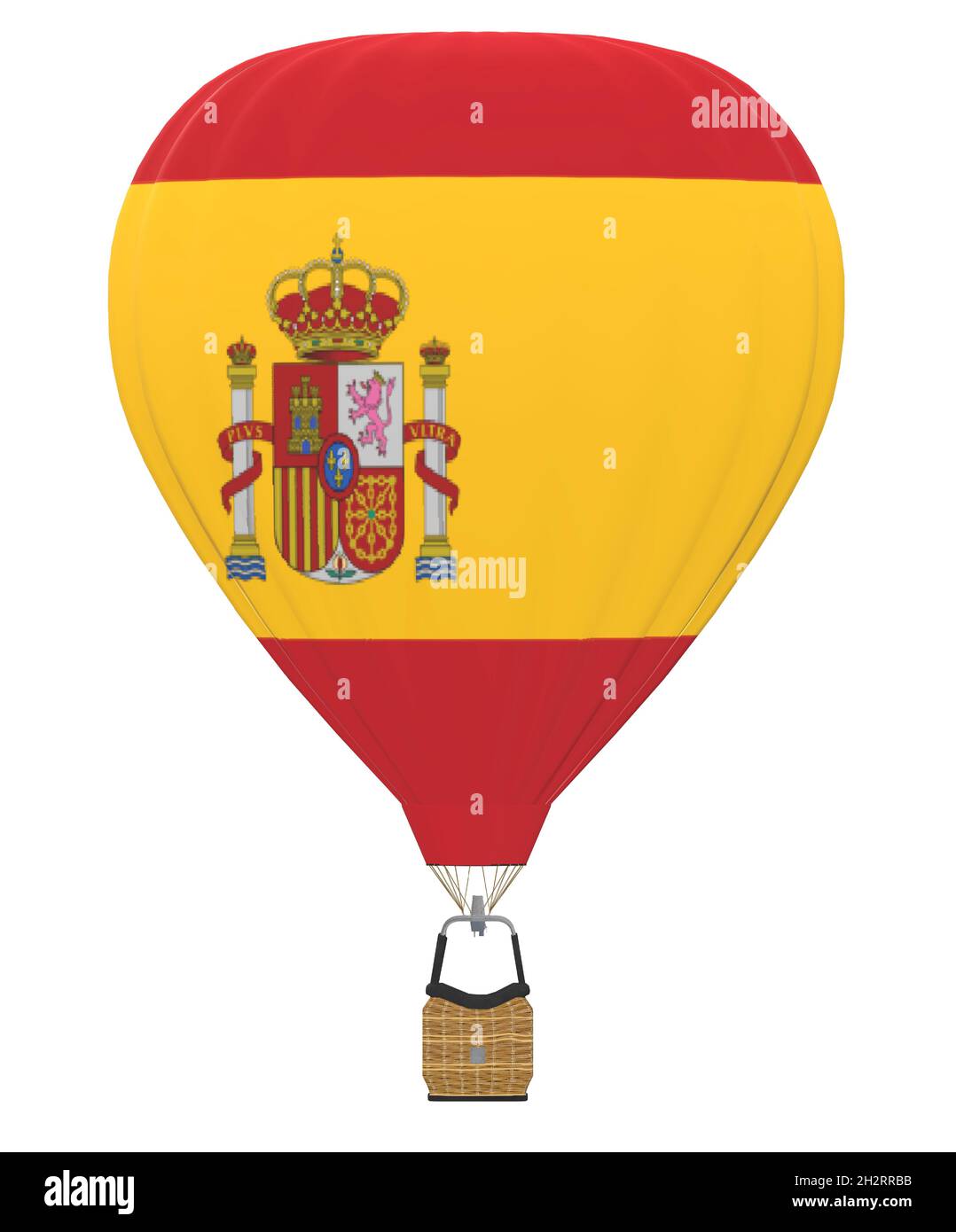 Hot Air Balloon with Spain Flag Stock Vector Image & Art - Alamy