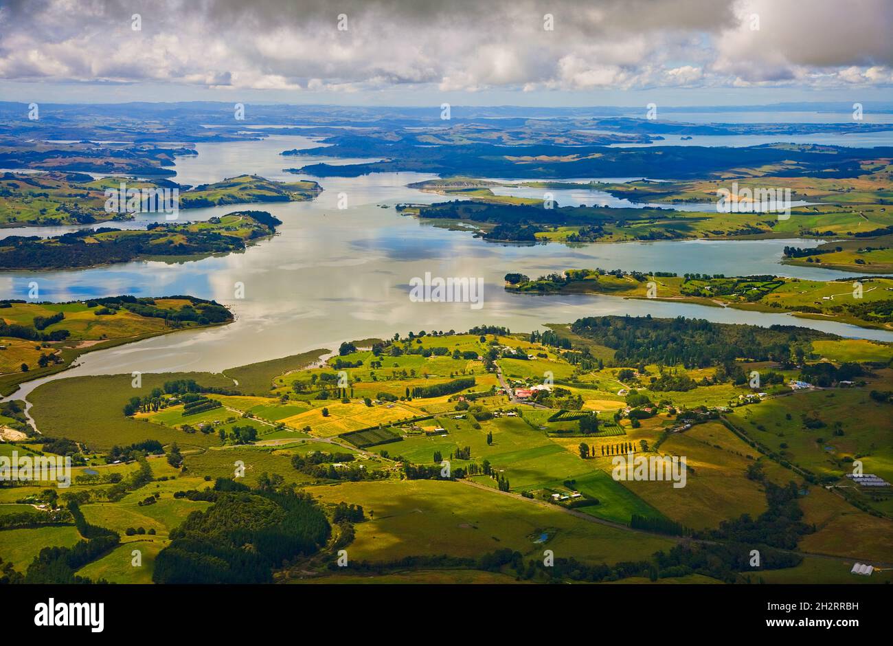 Aerial-Matakohe- Kauri Museum Stock Photo - Alamy