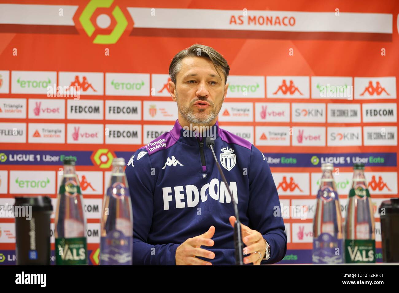 Monaco, Monte-Carlo - October 23, 2021: AS Monaco - Montpellier HSC ...