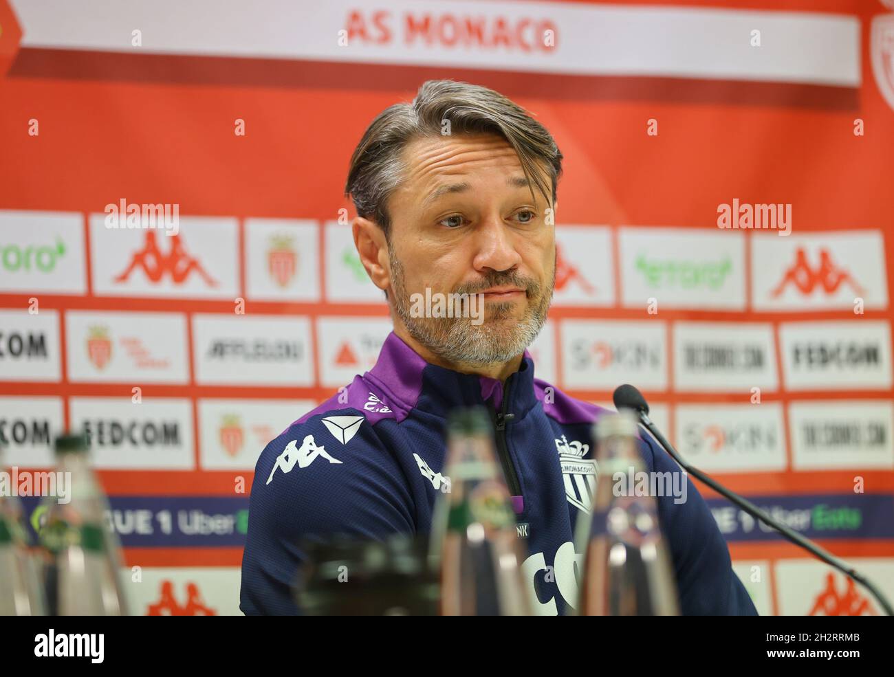 Monaco, Monte-Carlo - October 23, 2021: AS Monaco - Montpellier HSC ...
