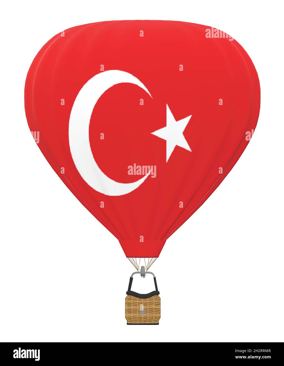 Hot Air Balloon with Turkey Flag Stock Vector Image & Art - Alamy