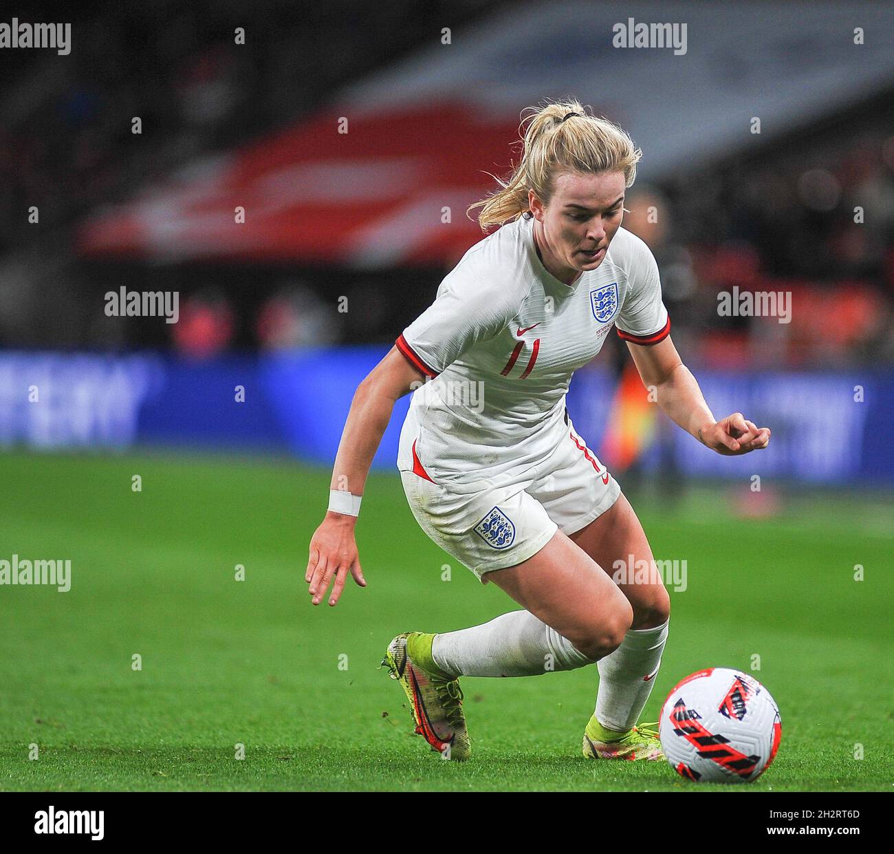 England Lauren Hemp on the attack During the Women's World Cup ...