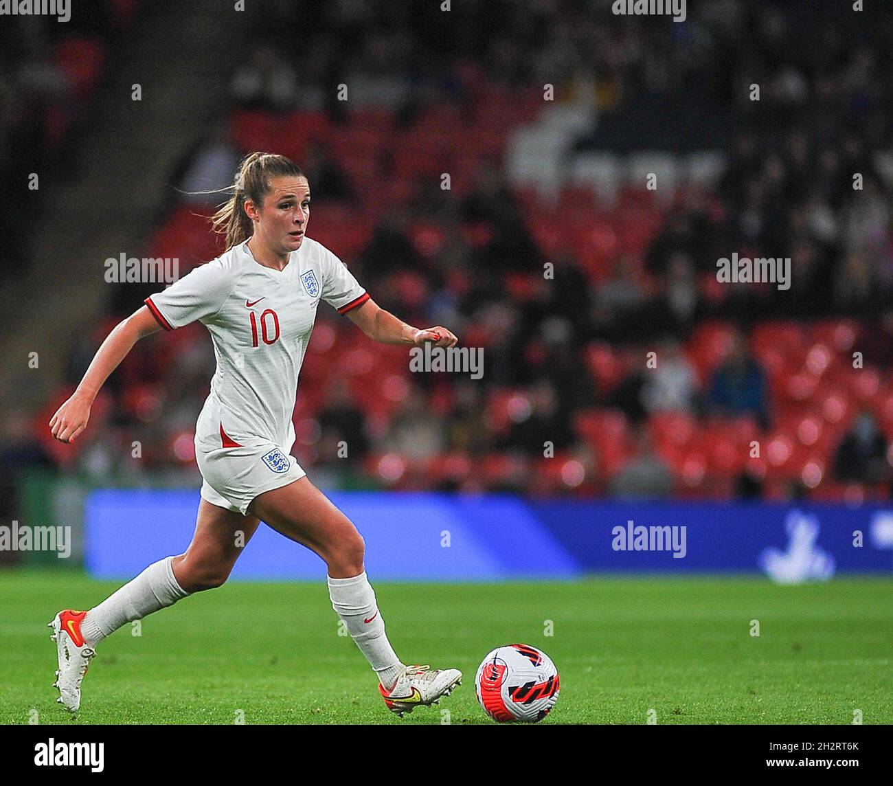 England Ella Toone on the attack During the Women's World Cup Qualifier ...