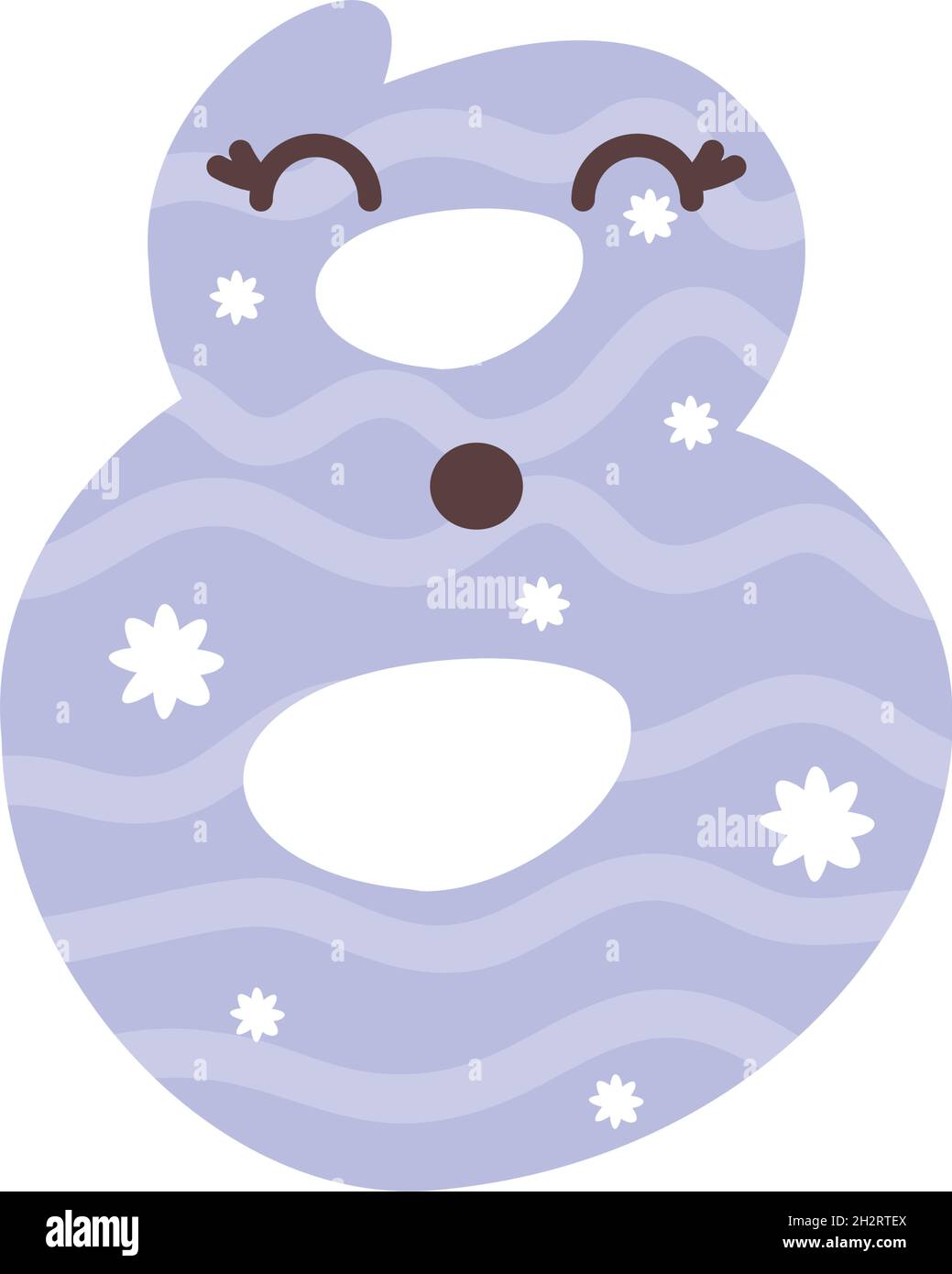 baby number eight Stock Vector Image & Art - Alamy