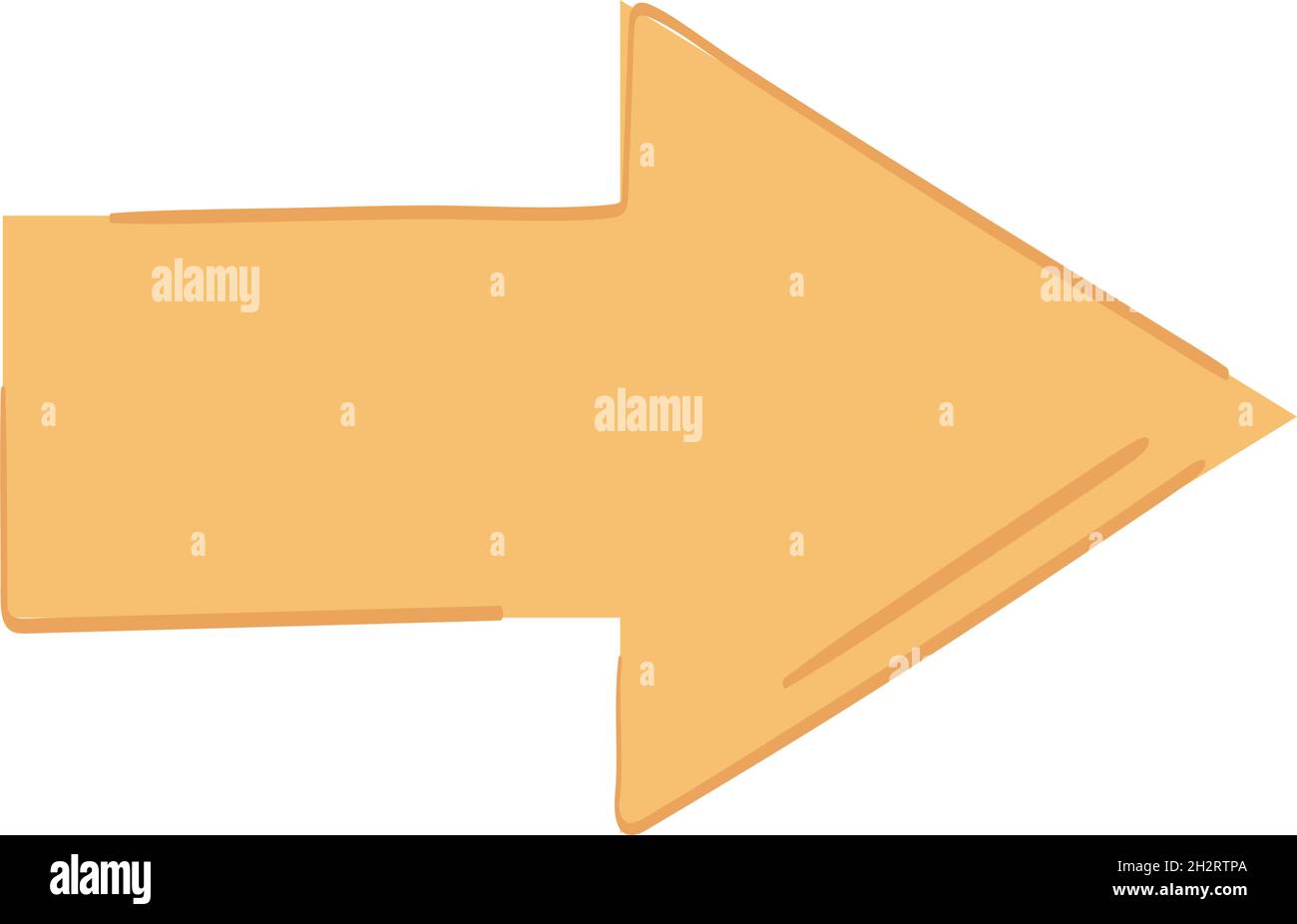 yellow arrow vector Stock Vector Image & Art - Alamy