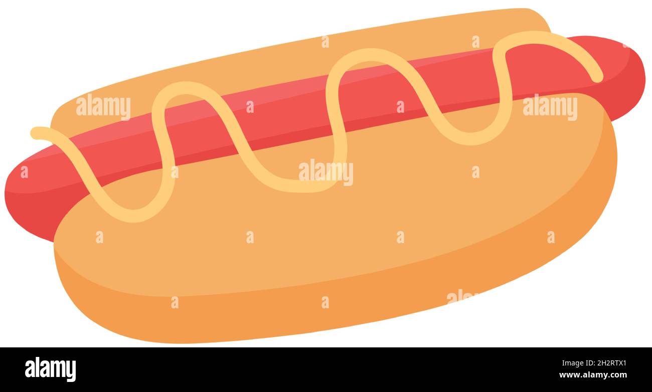 Realistic Sandwich with Sausage and Fresh Vegetables - Vector ...