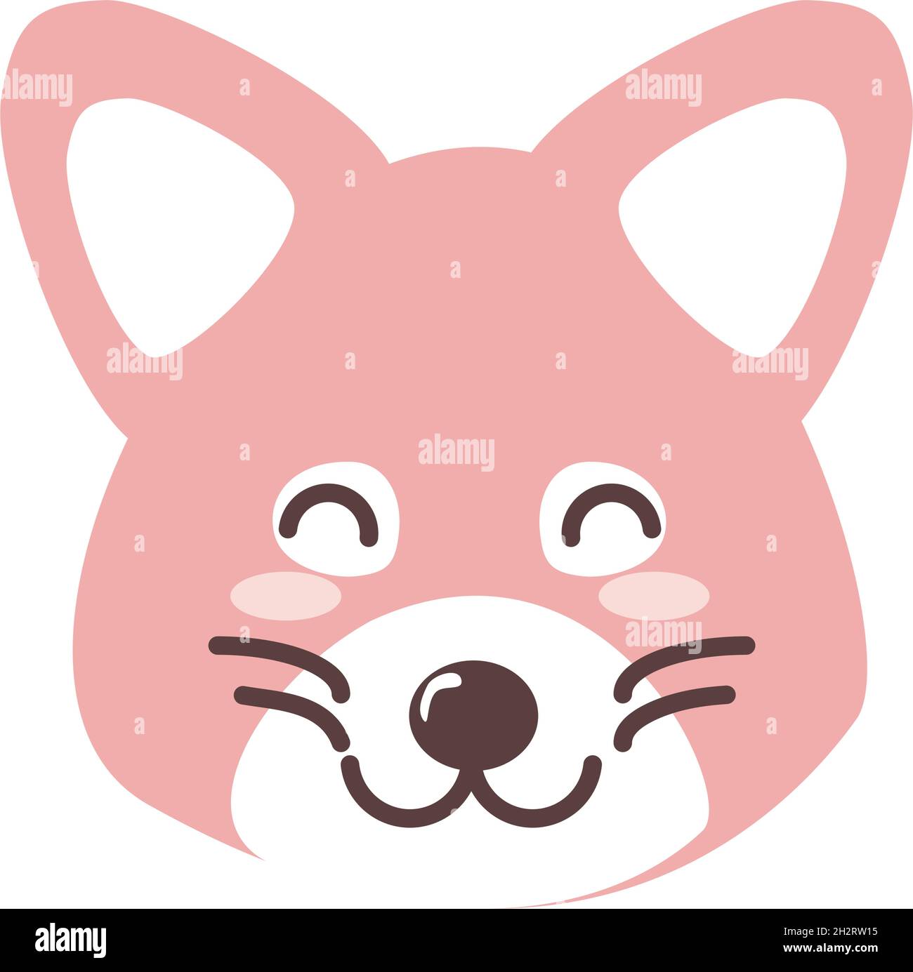Portrait little fox Cut Out Stock Images & Pictures - Alamy