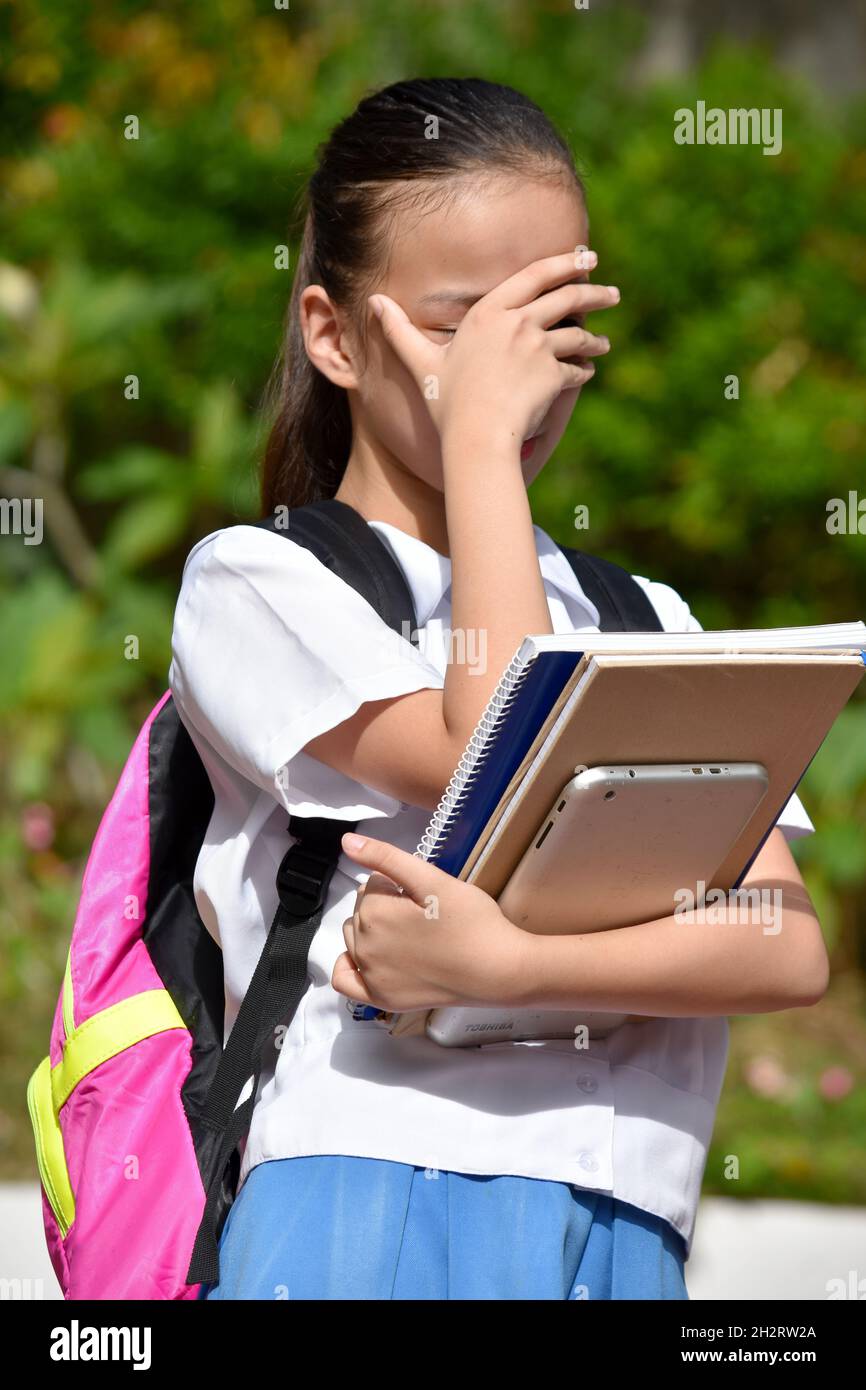 Embarrassed kid at school hi-res stock photography and images - Alamy