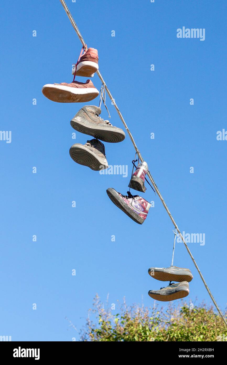 Nike Shoes Hanging