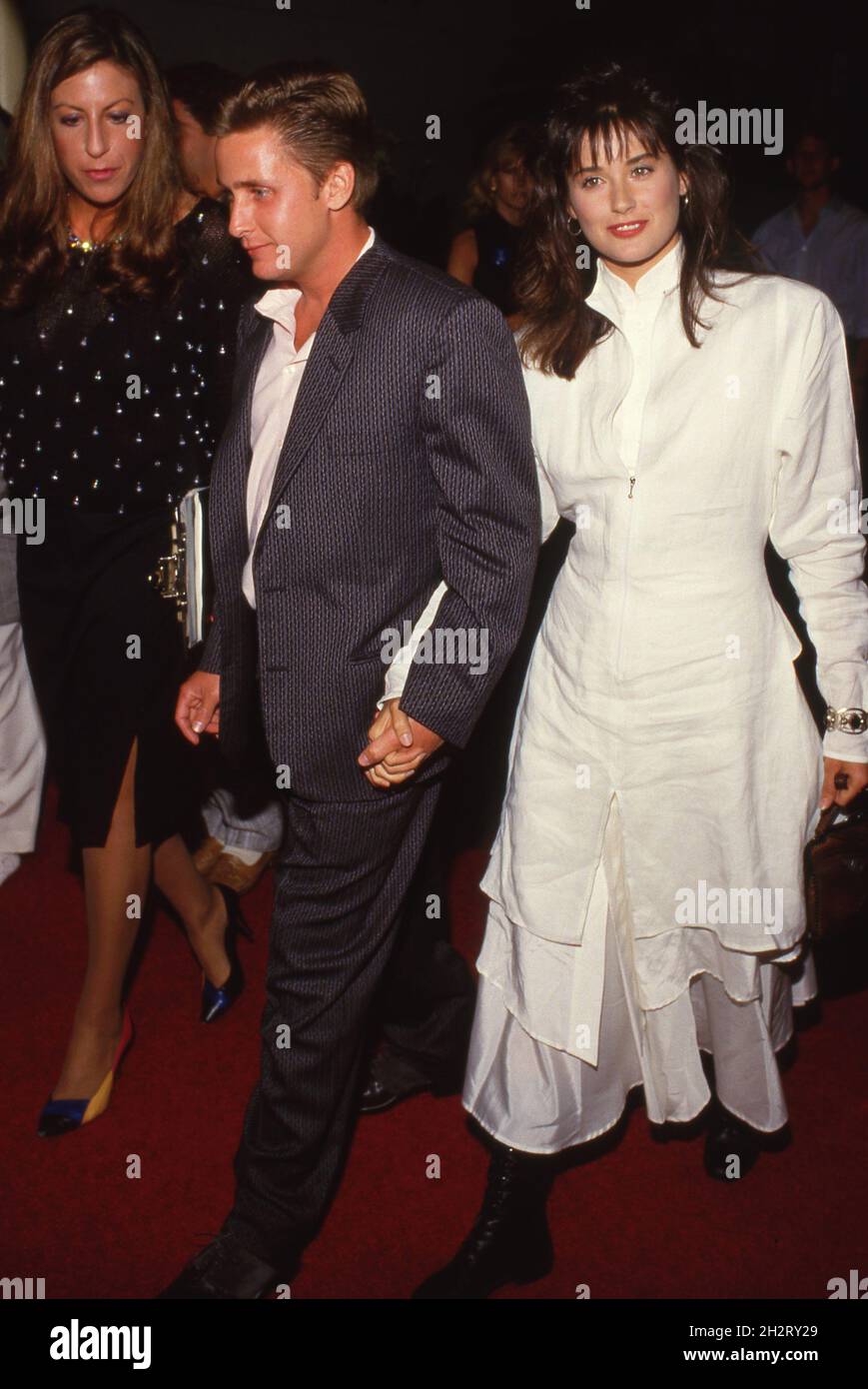 Emilio Estevez and Demi Moore Circa 1980's Credit: Ralph Dominguez ...