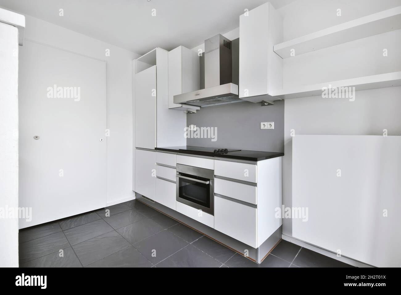 Beautiful and spacious kitchen in an elegant home Stock Photo - Alamy