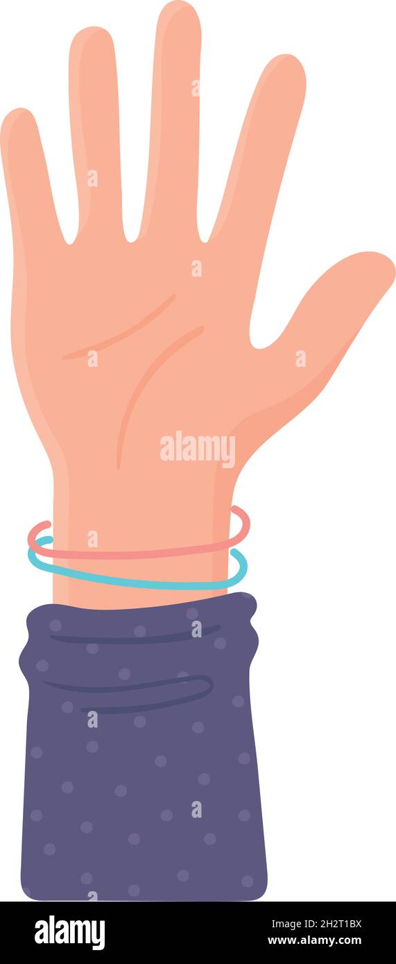 hand up gesture Stock Vector Image & Art - Alamy