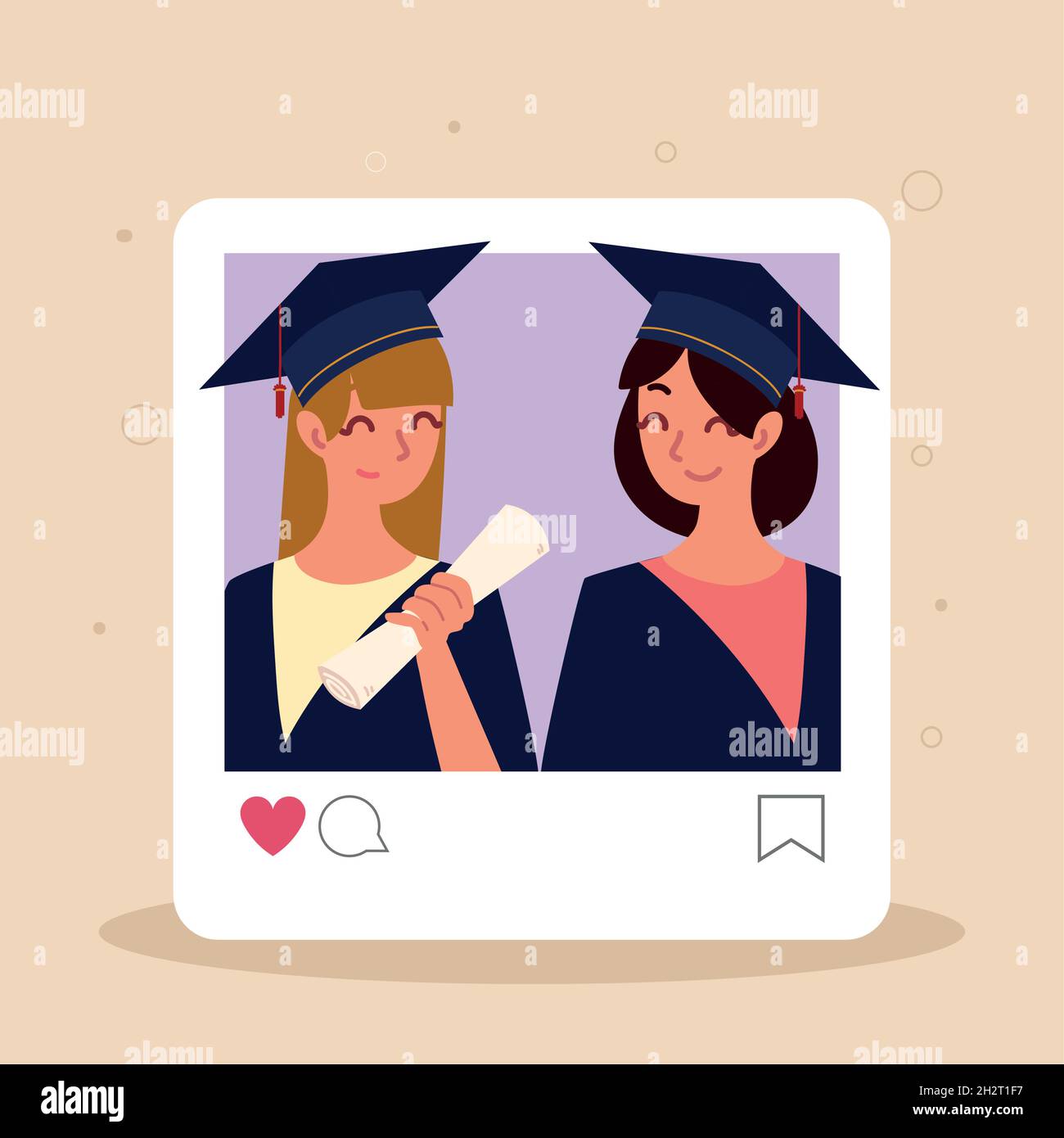 women virtual graduation Stock Vector Image & Art - Alamy