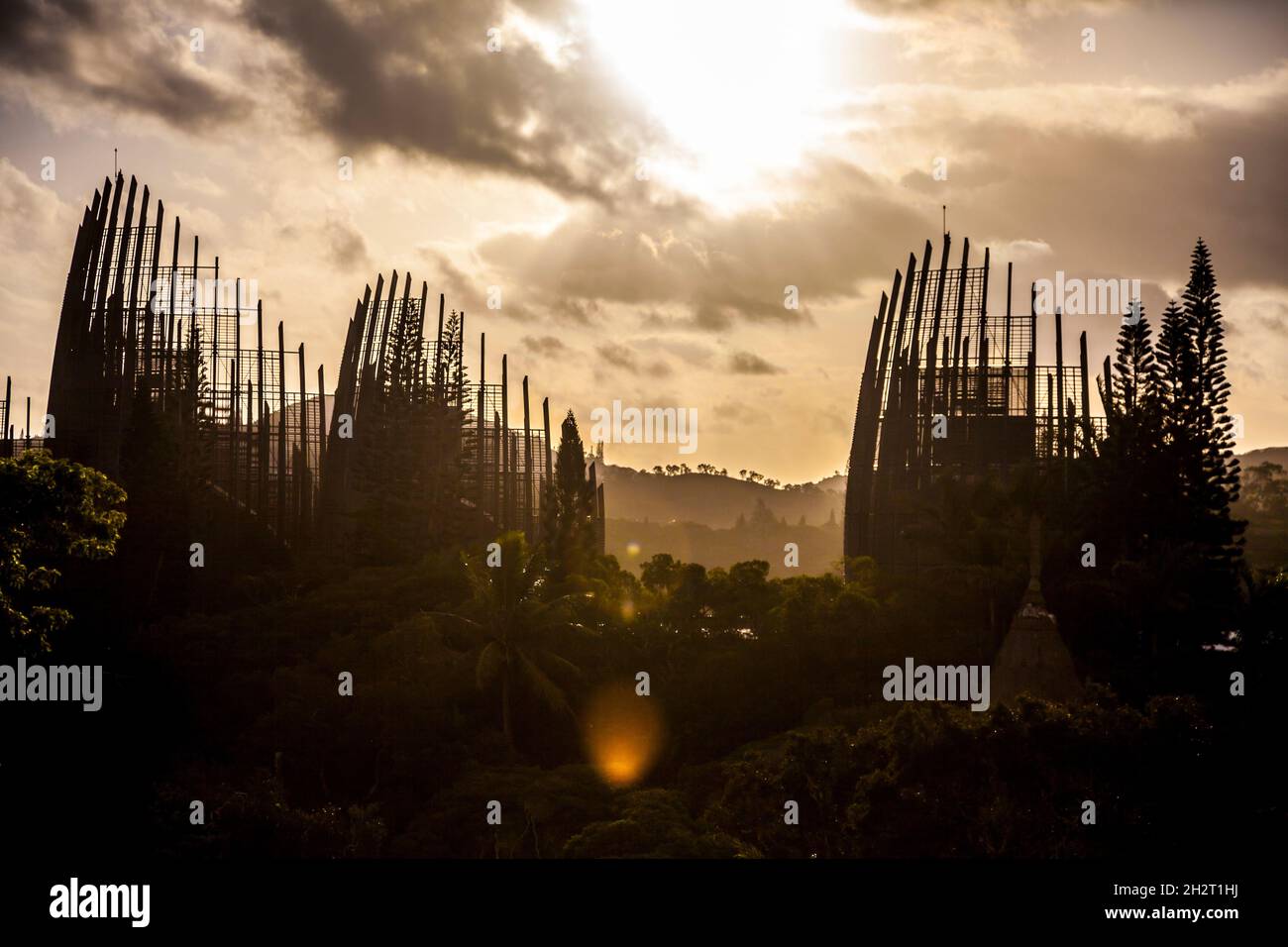France new caledonia noumea tjibaou hi-res stock photography and images ...