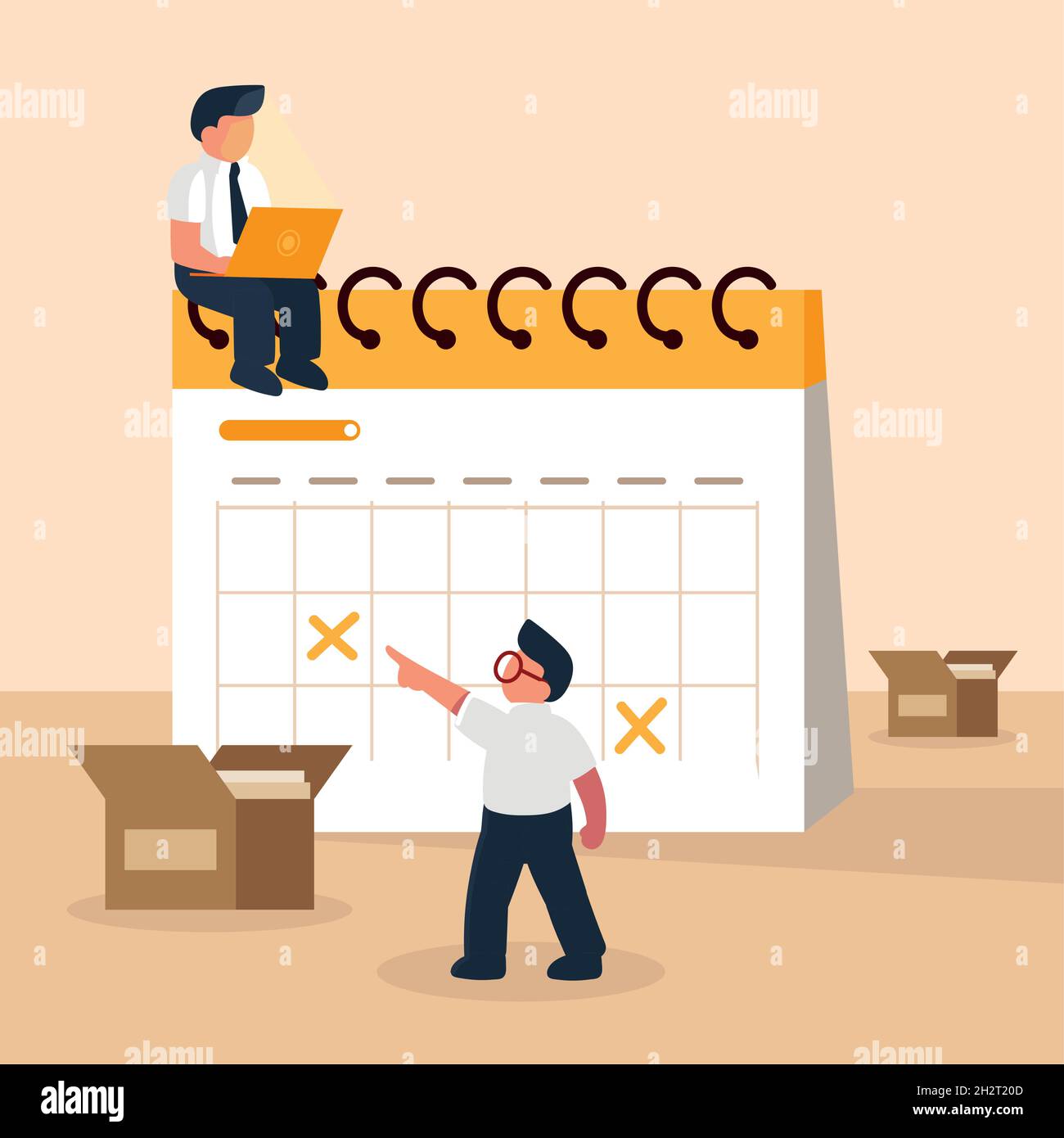 group of people make plan Stock Vector Image & Art - Alamy