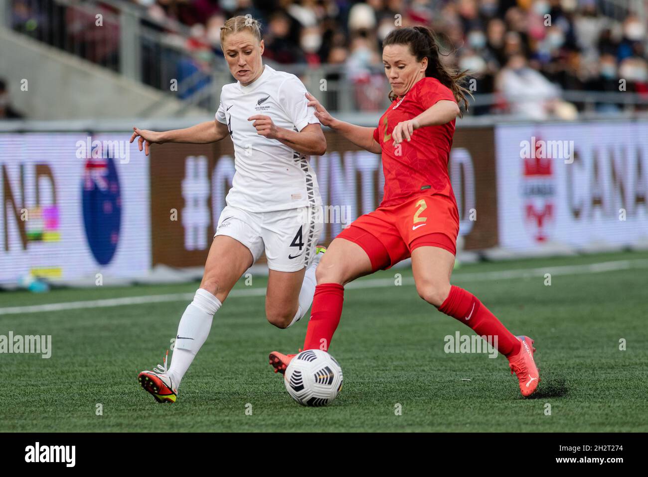 Ottawa, Canada, October 23, 2021: Catherine Bott (left) of Team New ...
