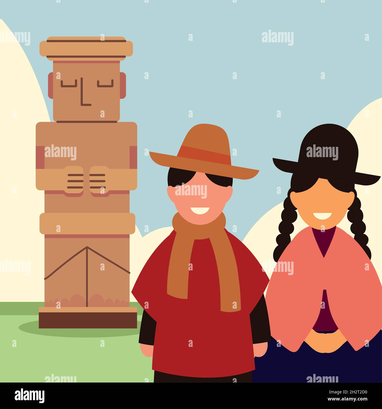 Ancient bolivian Stock Vector Images - Alamy