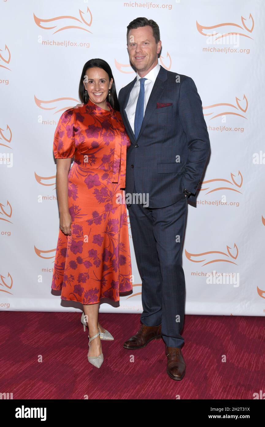 New York, USA. 23rd Oct, 2021. (L-R) Christina Sharkey and Willie Geist ...