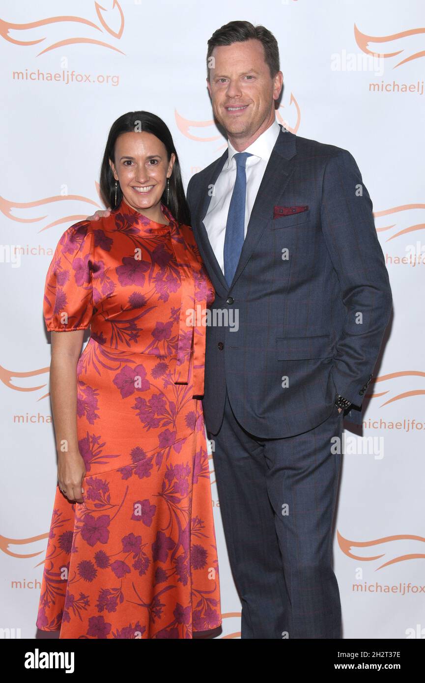 New York, USA. 23rd Oct, 2021. (L-R) Christina Sharkey and Willie Geist ...