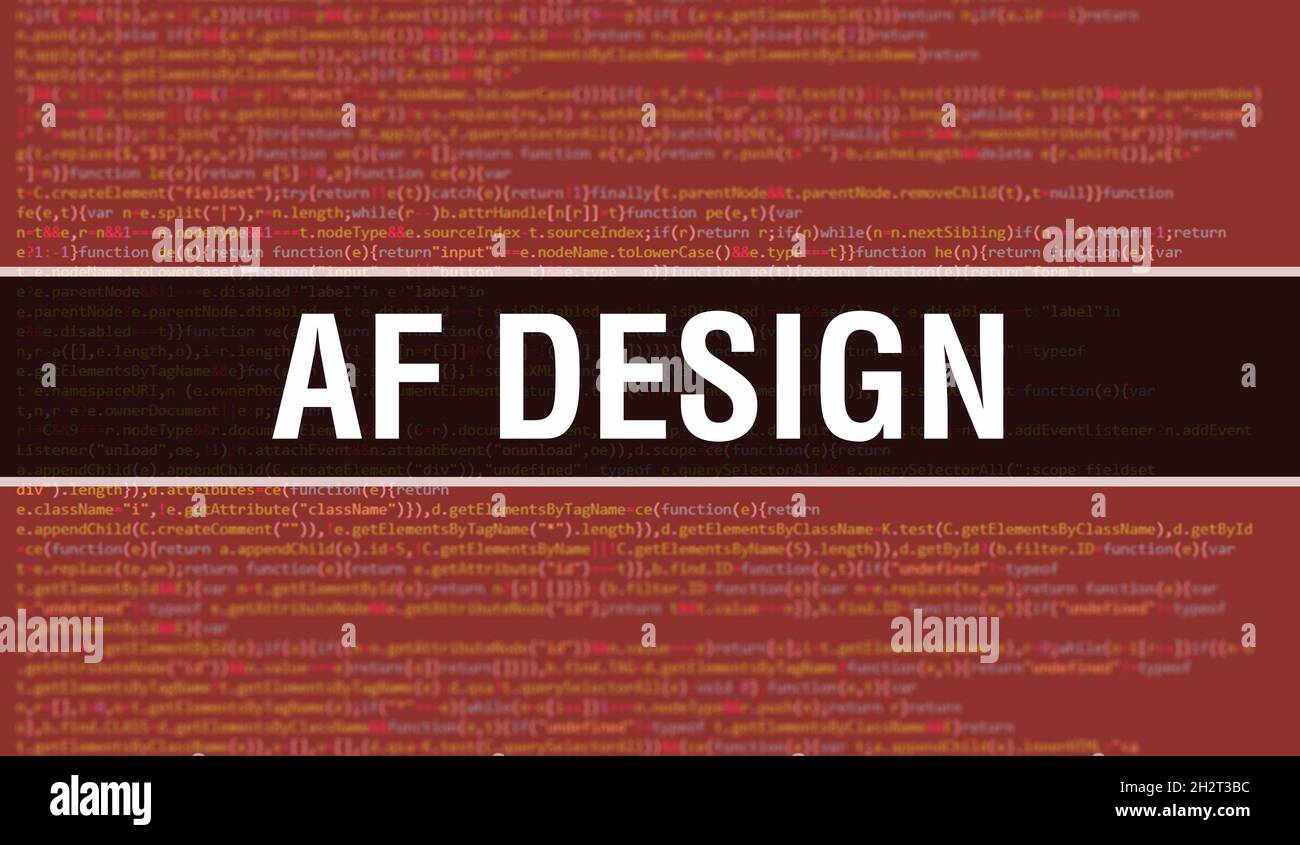 AF Design concept with Random Parts of Program Code. AF Design with ...