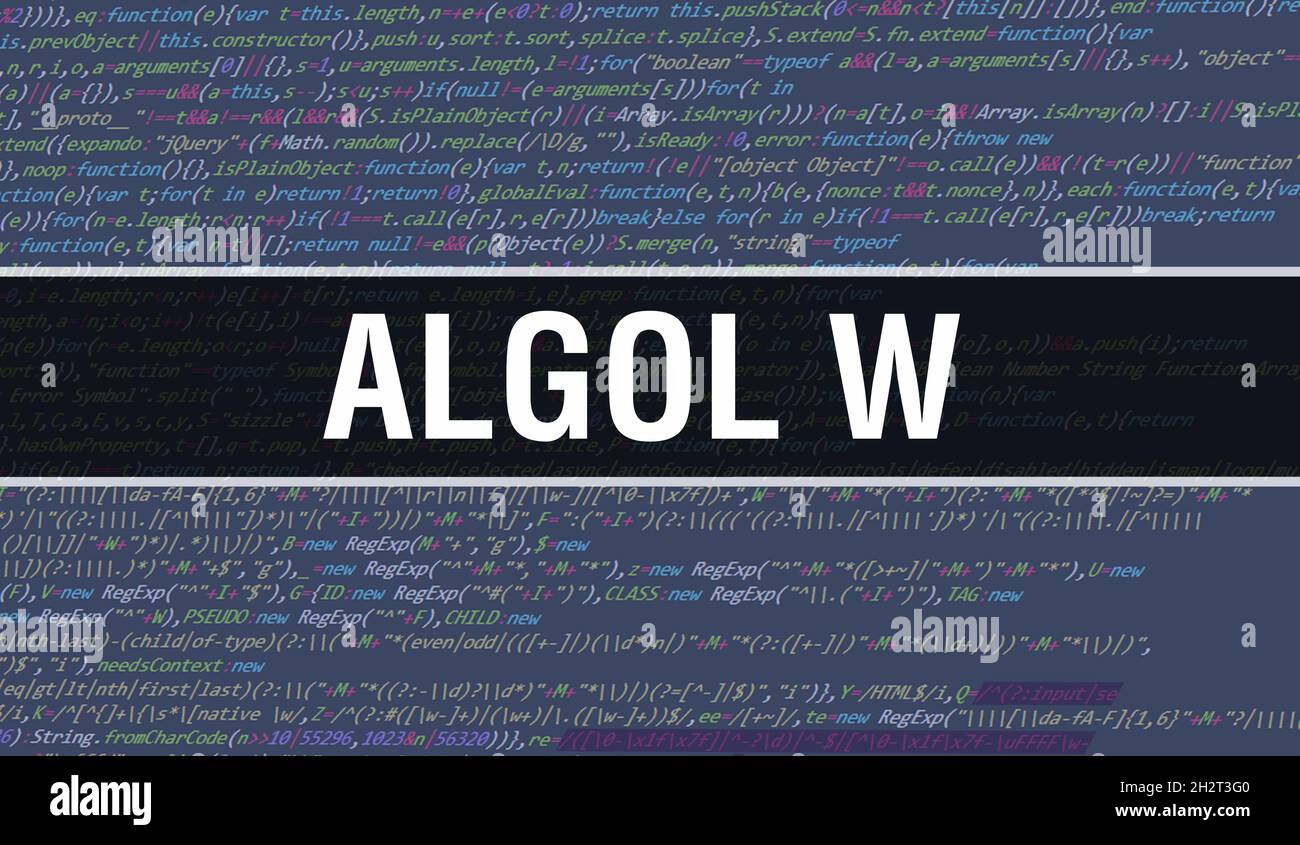 Algol w text hi-res stock photography and images - Alamy