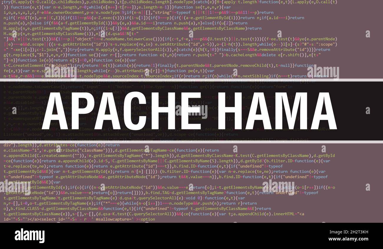 Apache Hama Concept With Random Parts Of Program Code Apache Hama With Programming Code