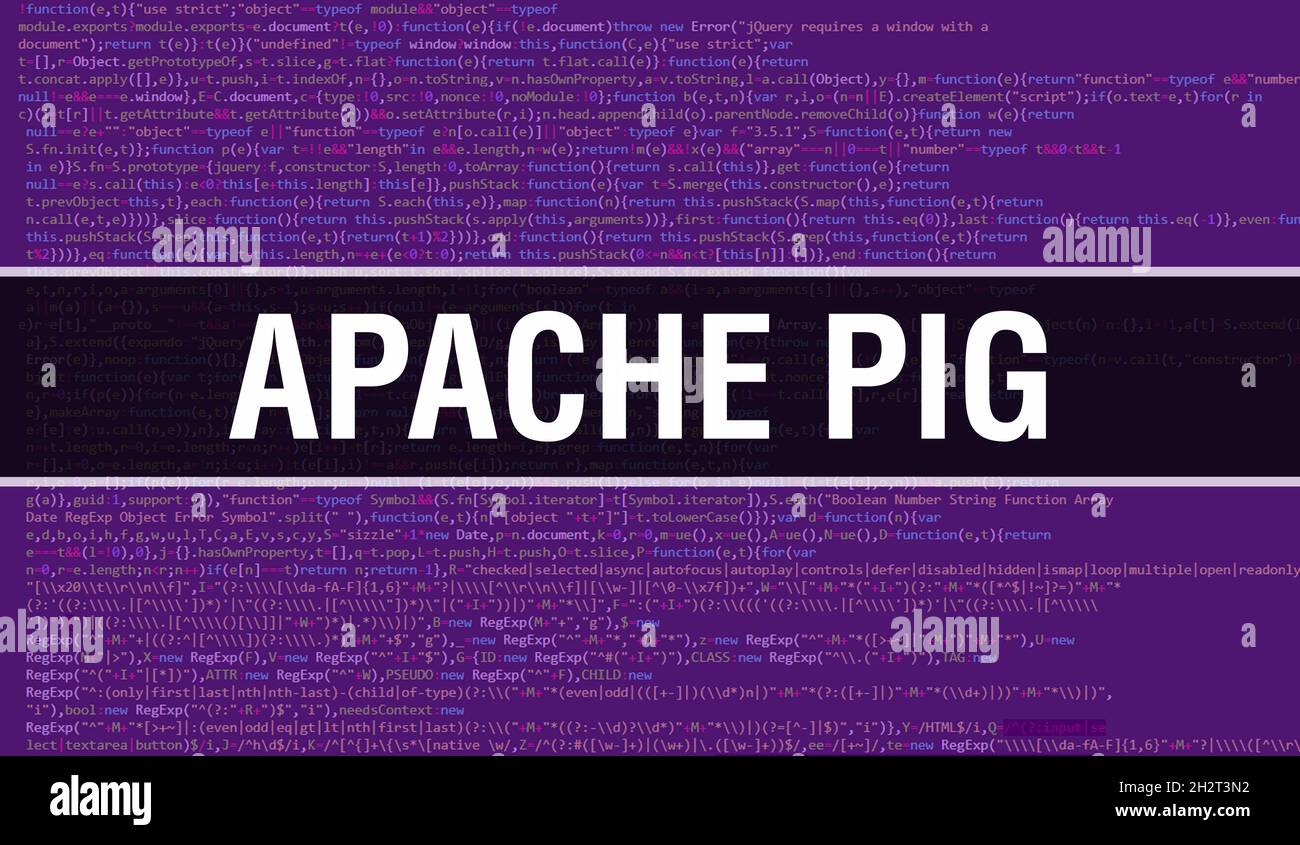 Apache pig text hi-res stock photography and images - Alamy