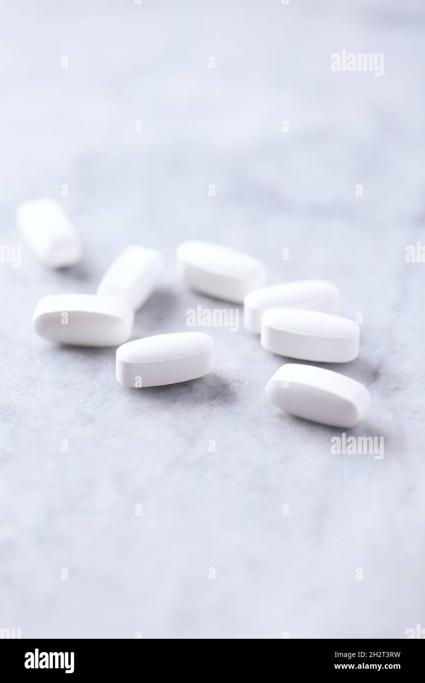 Lysine tablets. Concept for a healthy dietary supplementation. Nervous ...
