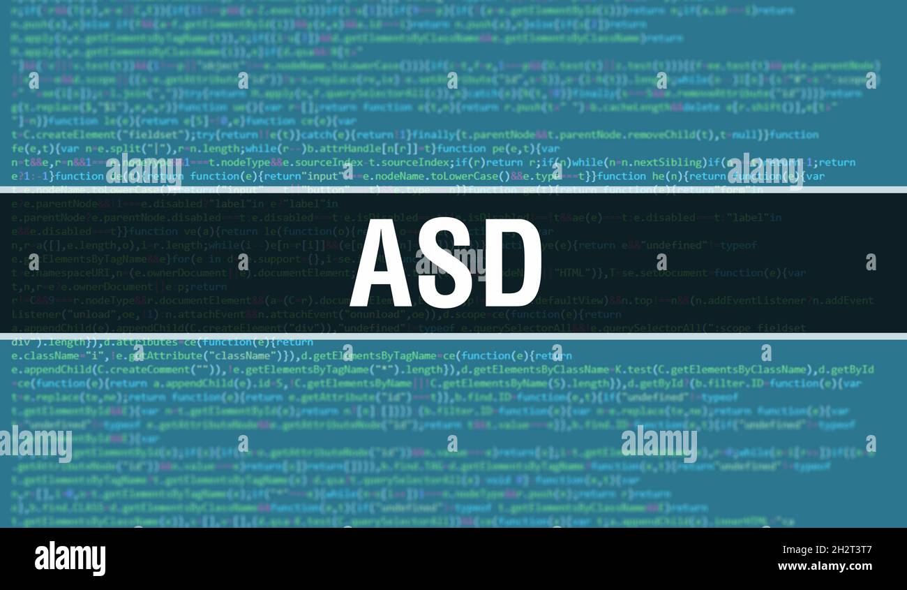 ASD with Digital java code text. ASD and Computer software coding ...