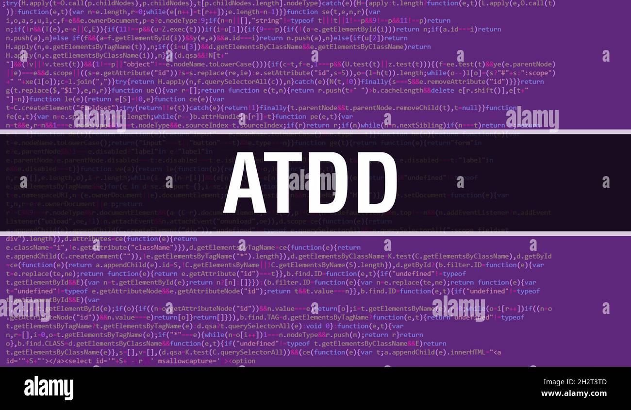 Atdd image hi-res stock photography and images - Alamy