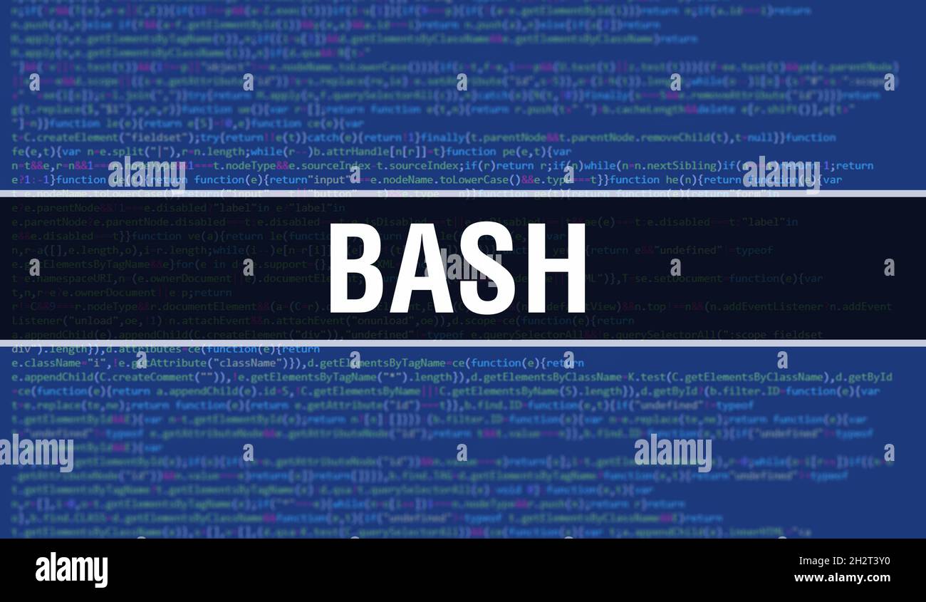 Bash program hi-res stock photography and images - Alamy