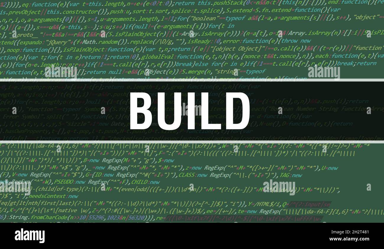 Build with Abstract Technology Binary code Background.Digital binary ...