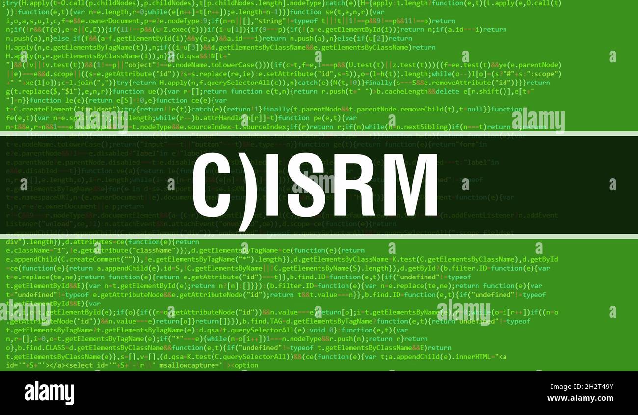 C)ISRM concept with Random Parts of Program Code. C)ISRM with ...