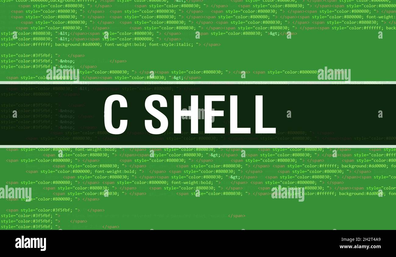 C Shell concept with Random Parts of Program Code.C Shell text written ... C Shell concept with Random Parts of Program Code.C Shell text written ...