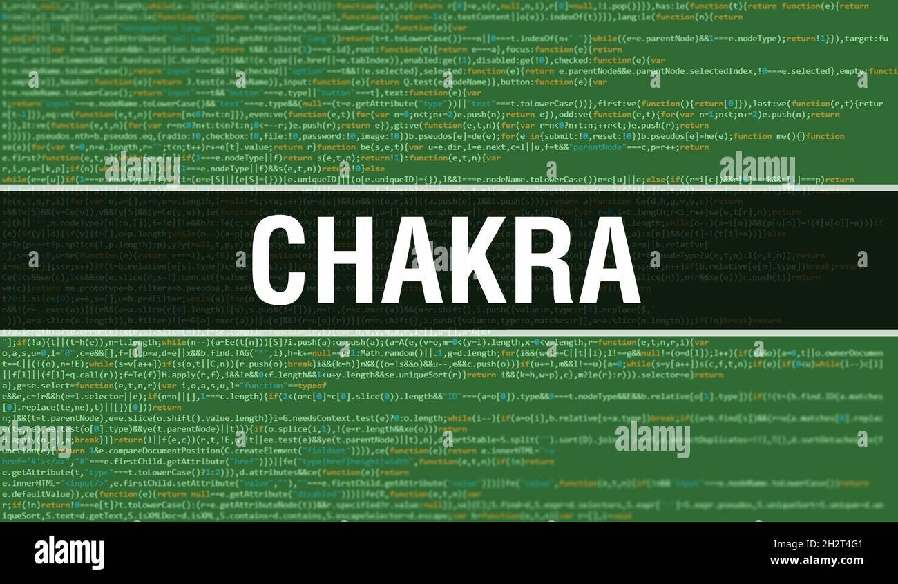 Chakra with Digital java code text. Chakra and Computer software coding ...
