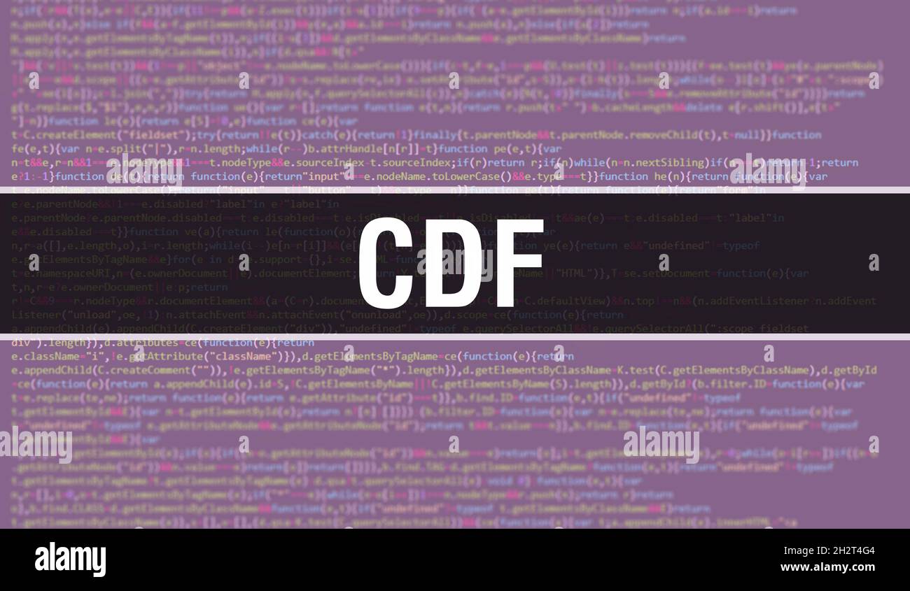 CDF concept with Random Parts of Program Code. CDF with Programming ...
