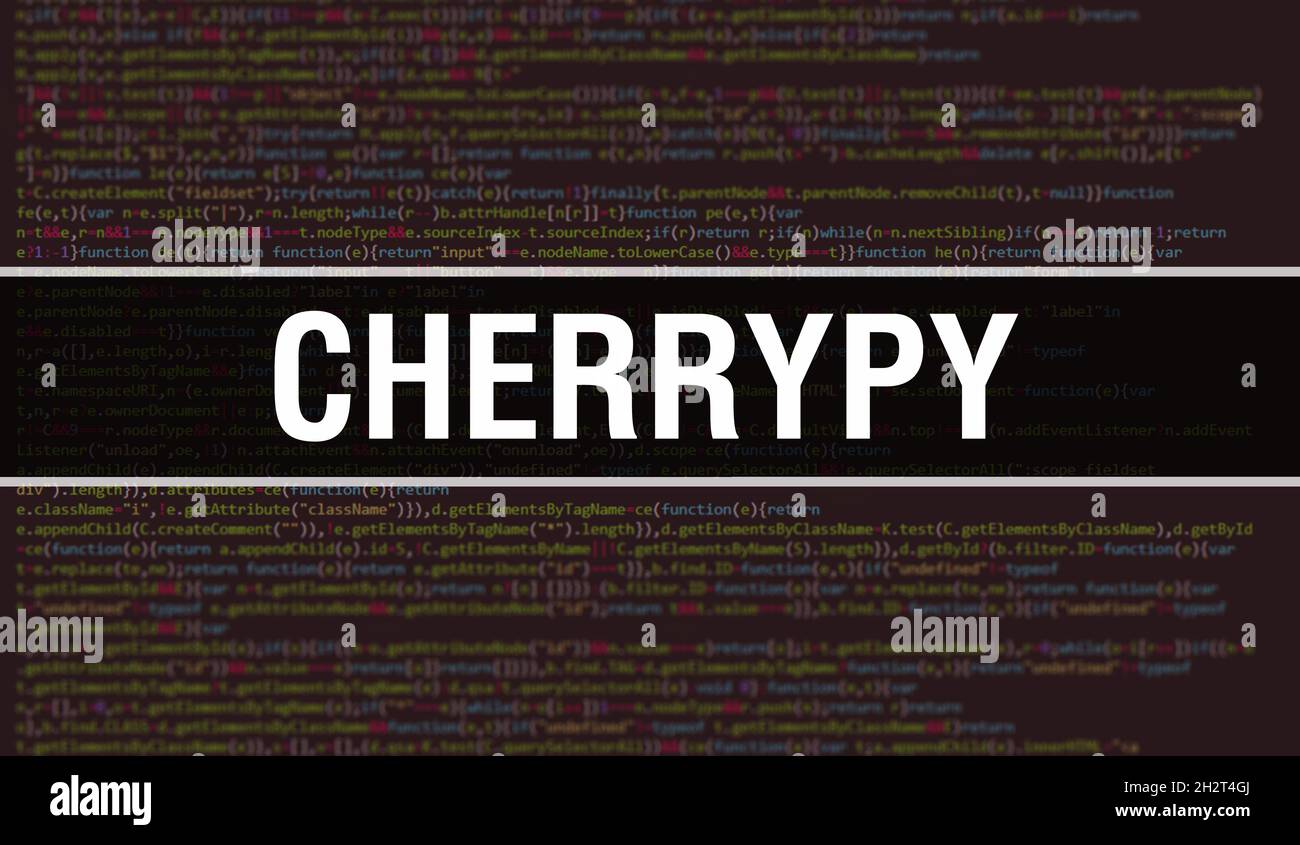 Cherrypy text hi-res stock photography and images - Alamy